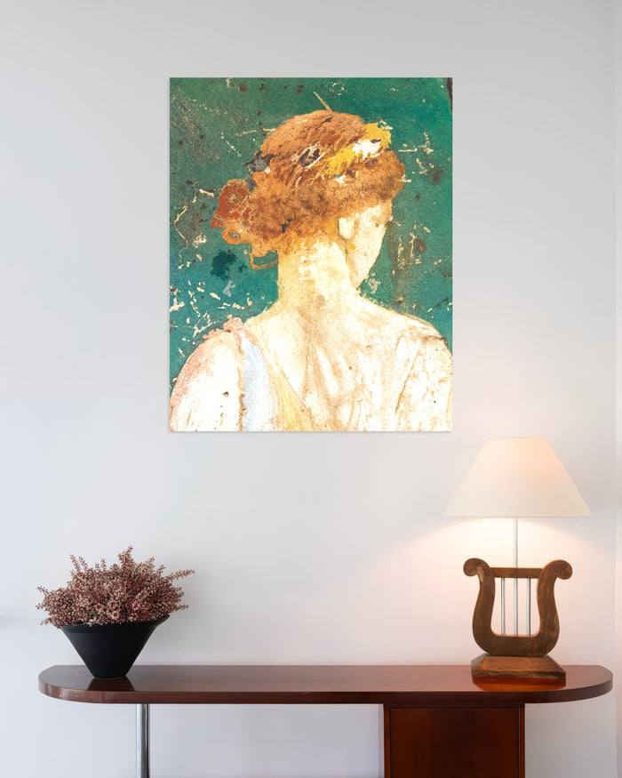 Flora of Stabiae Close-Up Print | Roman Fresco Artwork | Posterscape.co.uk
