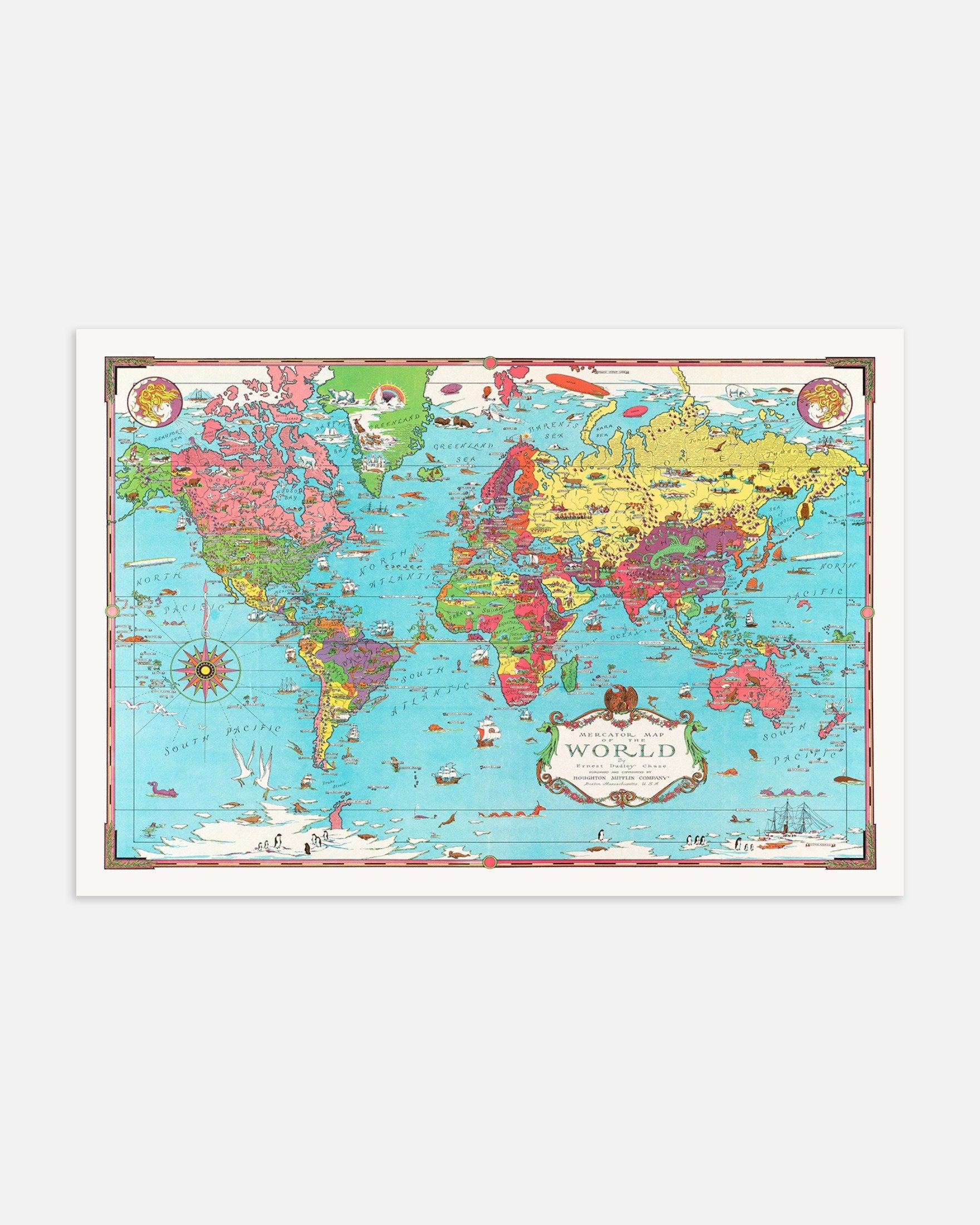 1931 World Map – Poster | Wall Art Print | Posterscape.co.uk